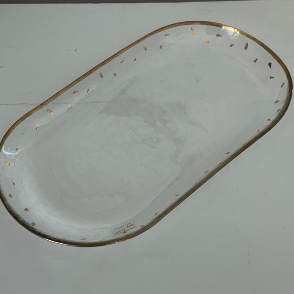 Glasax Top Line | Other | German Glass Top Line Crystal Serving Dish ...
